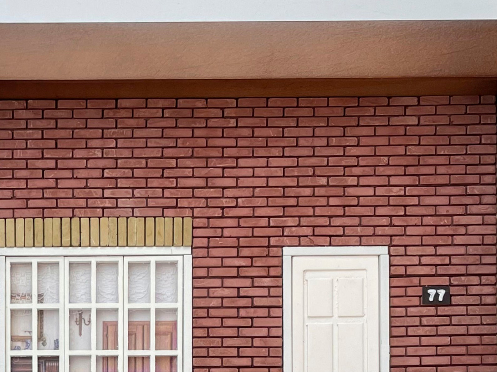 Mini Bricks Red Brick Cladding School Project Dollhouse | Etsy