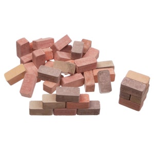 Mini Bricks, Miniature Bricks, School Project, Dollhouse Bricks, Craft ...