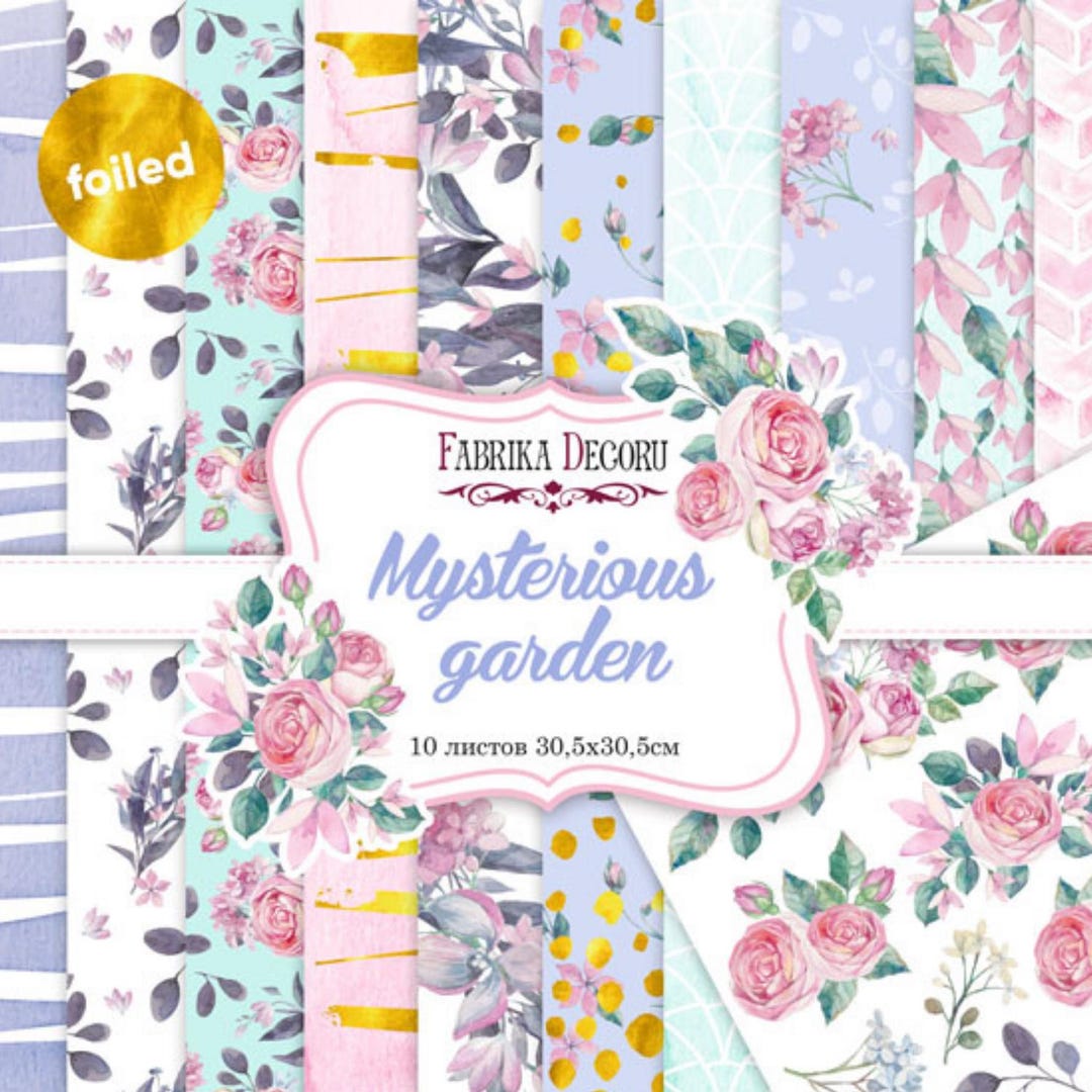Scrapbook Paper Pack: 12x12 and 8x8 Inches, Double-sided (10 Sheets) - Etsy