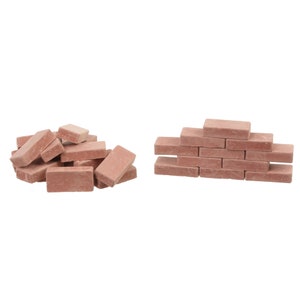 Miniature Bricks, Tiny Bricks for Landscaping, Dollhouse Bricks, Craft ...
