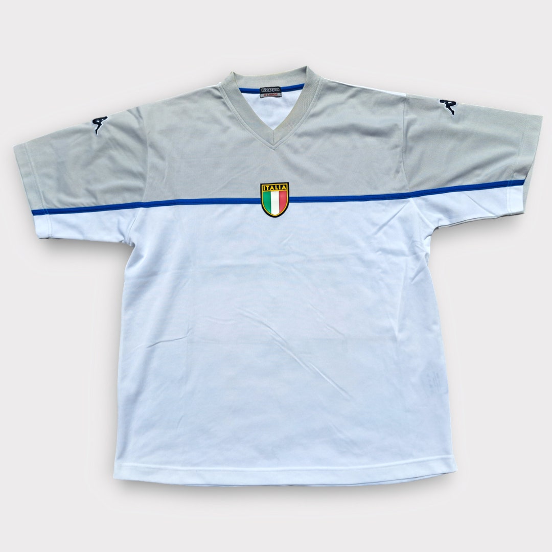 Vintage 00S Italy National Team Training Football Shirt 2002 World Cup ...