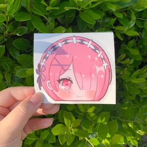 Rem/ram Peeking Stickers/car Decals - Etsy