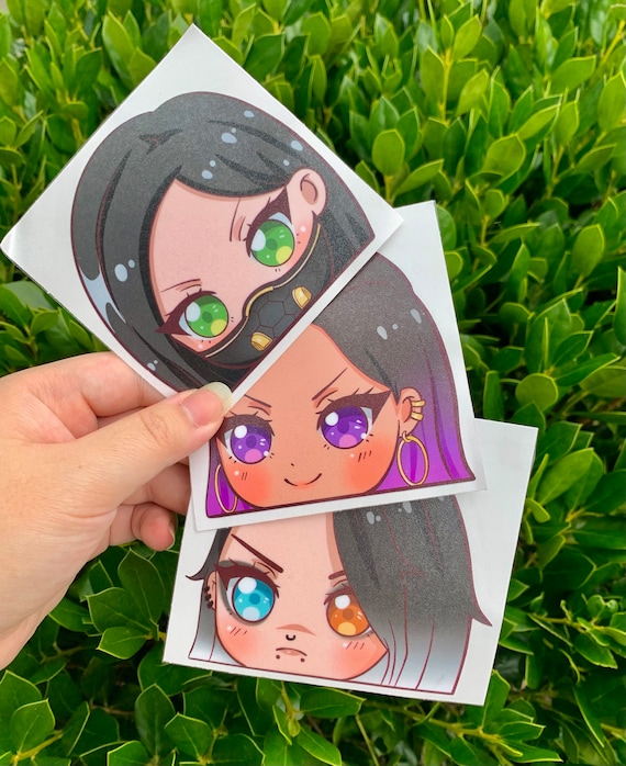 Valorant/viper/reyna/fade Peeking Stickers/car Decals - Etsy