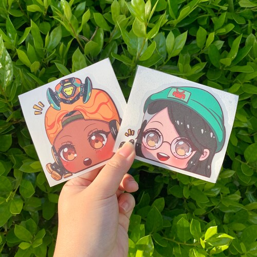 Valorant/jett/sage/neon Peeking Stickers/car Decals - Etsy Australia