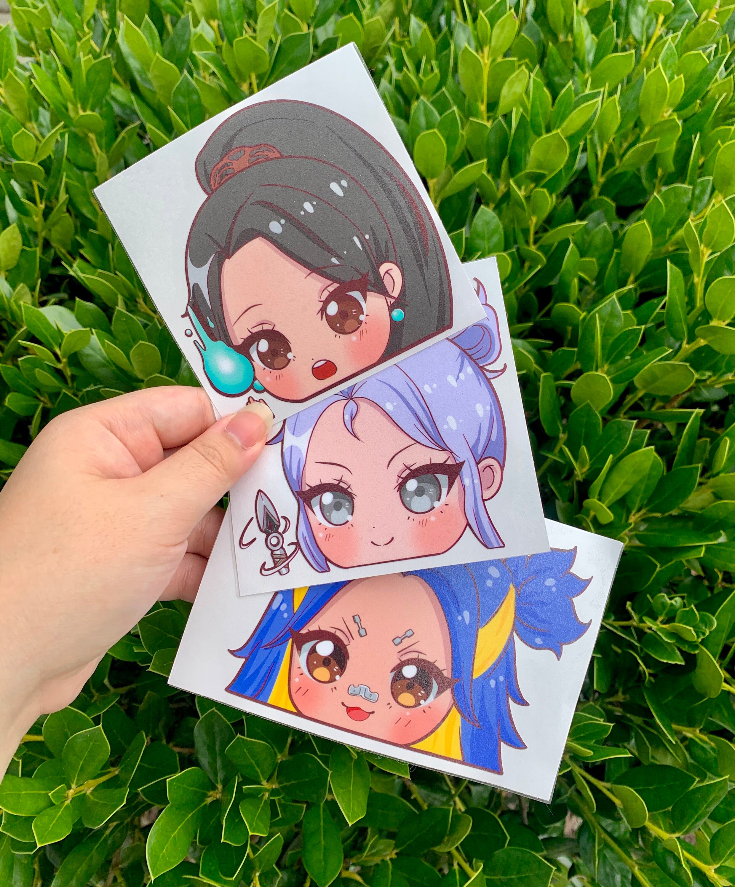 Valorant/jett/sage/neon Peeking Stickers/car Decals - Etsy