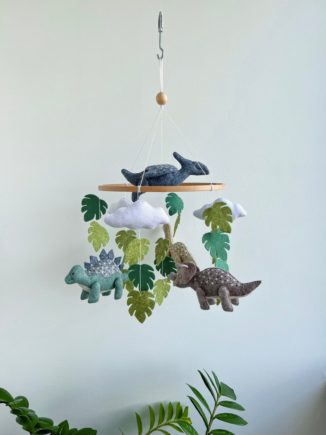 Dinosaur Baby Mobile, Dino Crib Mobile, Baby Mobile Boy, Dinosaurs ...