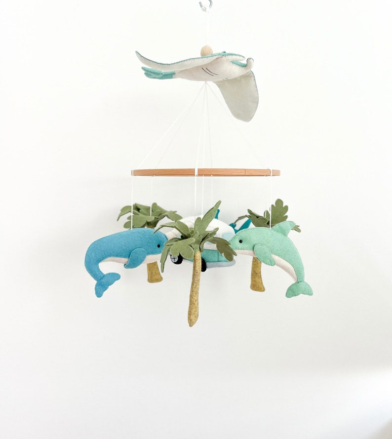 Ocean Baby Mobile: Sea Creatures Nursery Decor, Nautical Crib Mobile - Etsy