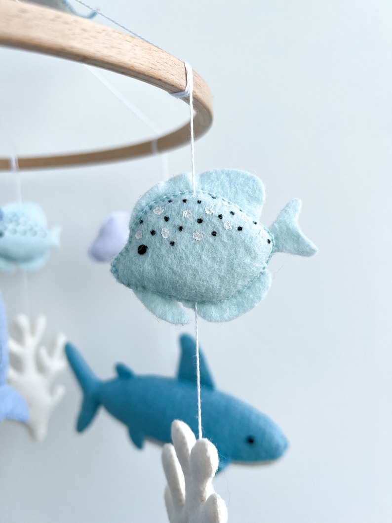 Ocean Nursery Baby Mobile, Scat Baby Mobile, Nautical Nursery Decor ...