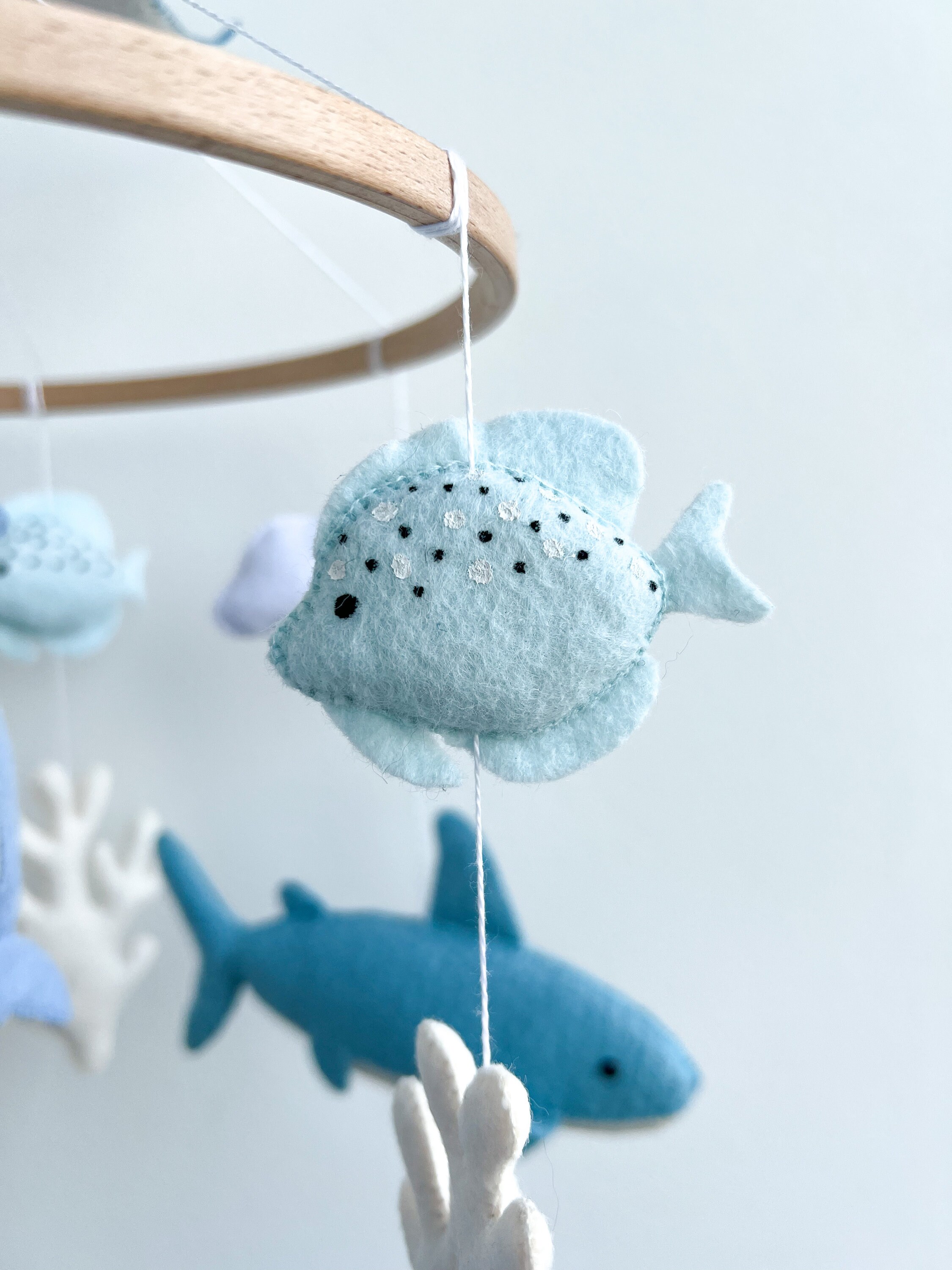 Ocean Baby Mobile, Sea Creatures Cot Mobile Hanging, Pregnancy Gift for ...