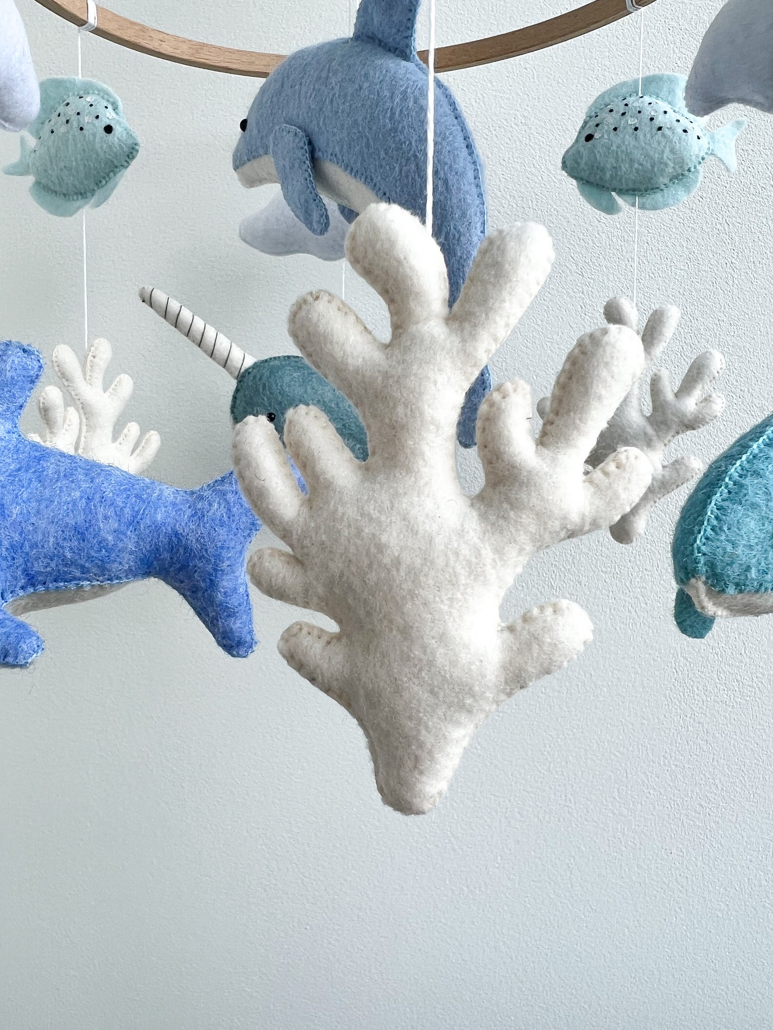 Ocean Baby Mobile, Sea Creatures Cot Mobile Hanging, Pregnancy Gift for ...