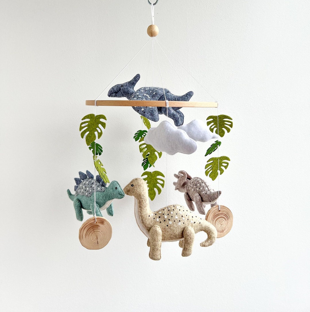 Dinosaur Baby Boy Mobile, Crib Dino Mobile, Jurassic Crib Mobile ...