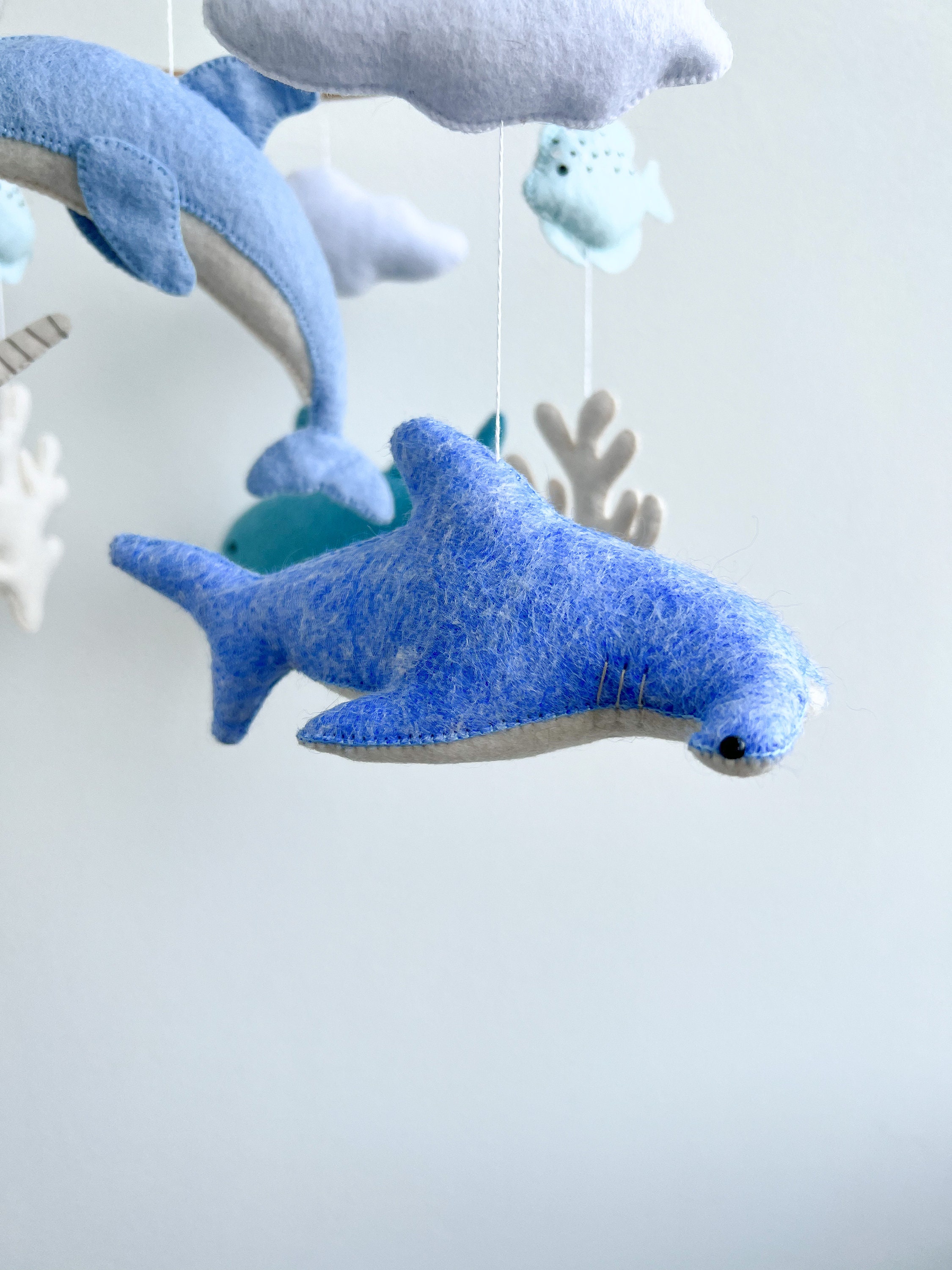 Ocean Baby Mobile, Sea Creatures Cot Mobile Hanging, Pregnancy Gift for ...