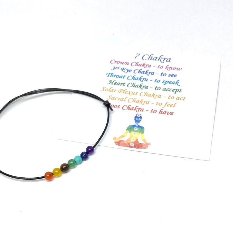 7 Chakra Bracelet - Etsy