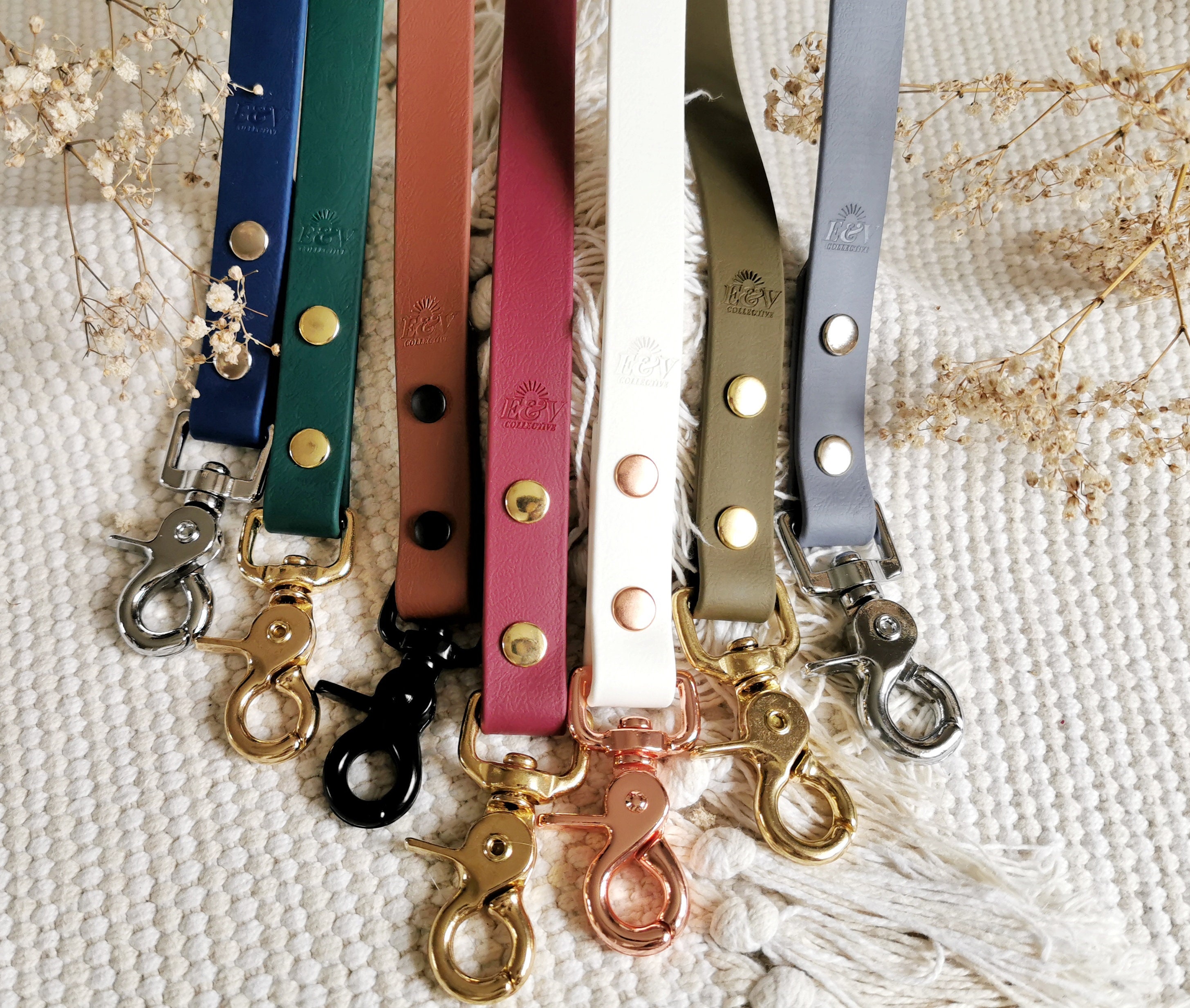 Biothane Collar White Matching Leads Available Metal | Etsy UK