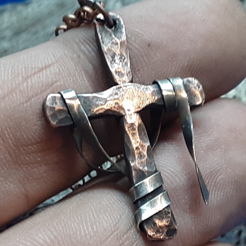 Copper Cross - Etsy