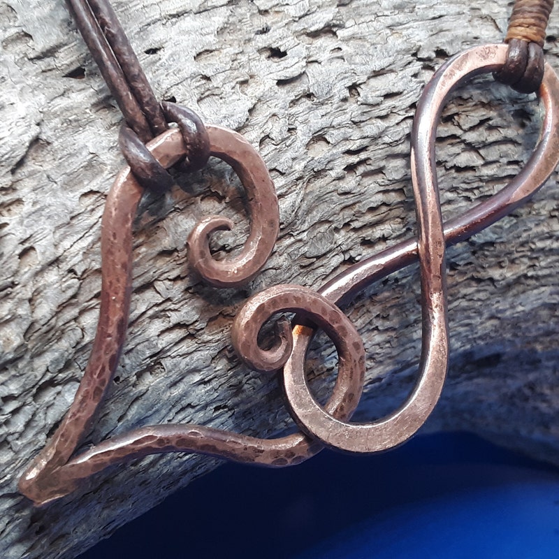Hand Forged Heart - Etsy