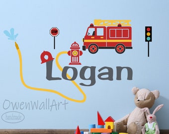 Fire Wall Decals - Etsy