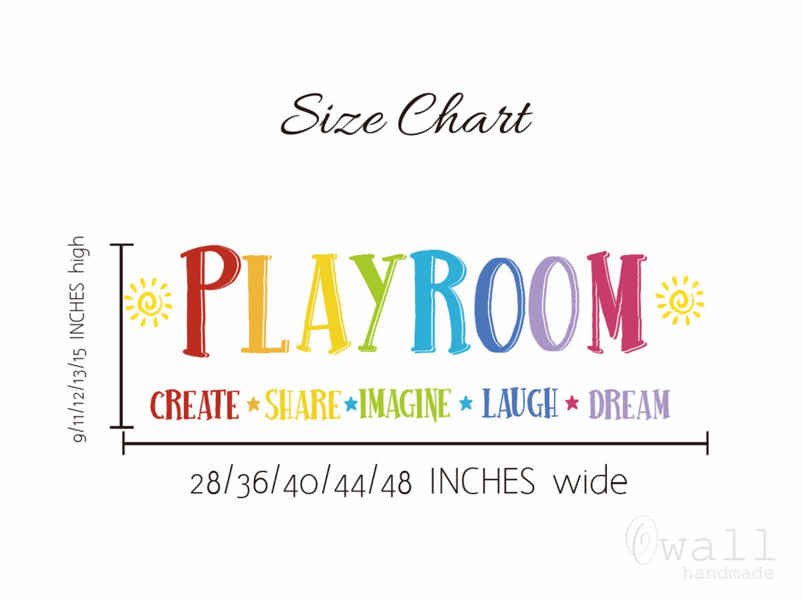 Playroom Inspirational Quotes Wall Decal: Kids Room Decor - Etsy
