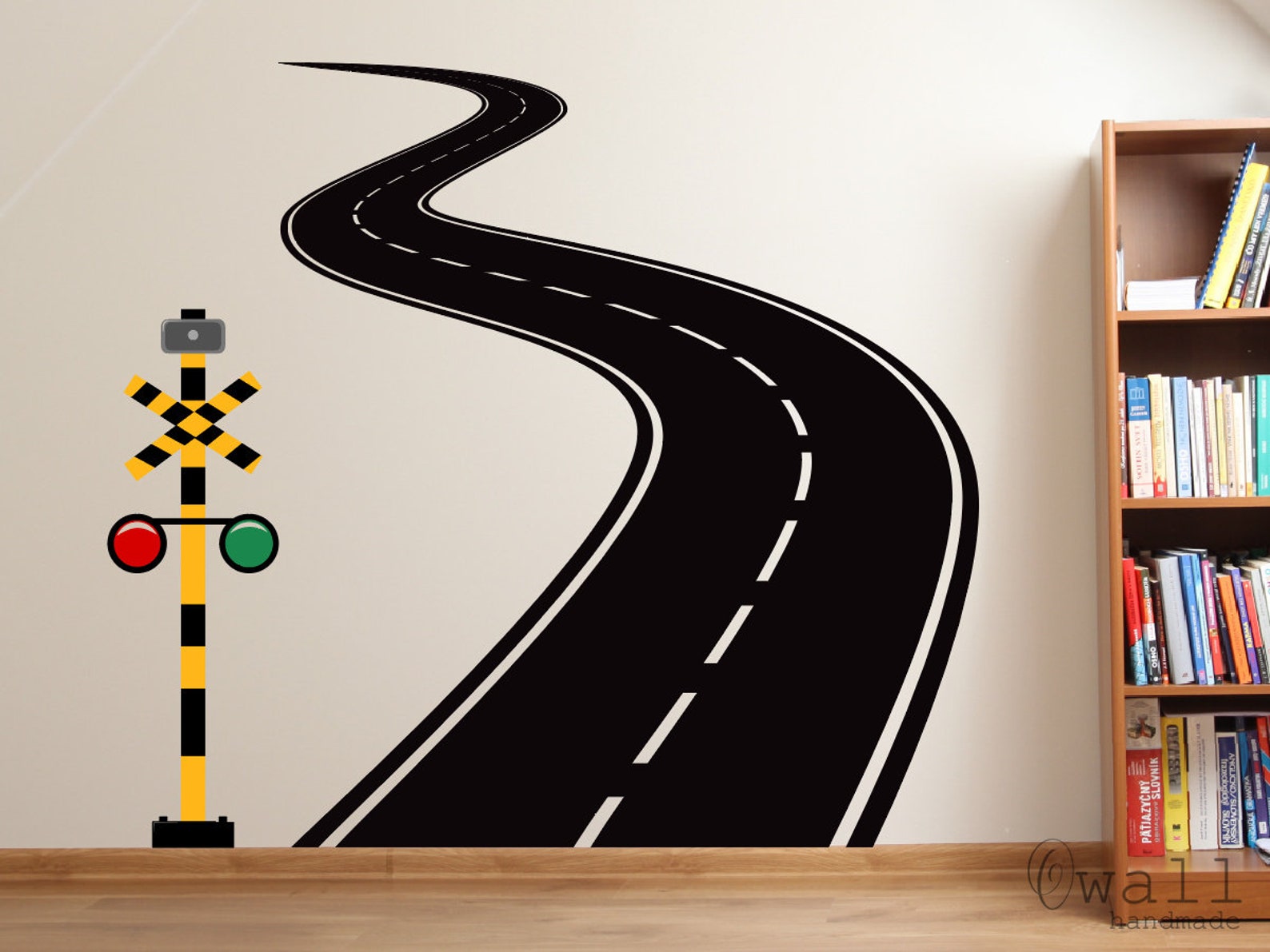 Road Traffic Light Vinyl Wall Decal: Kids Room Road Trip Sticker - Etsy