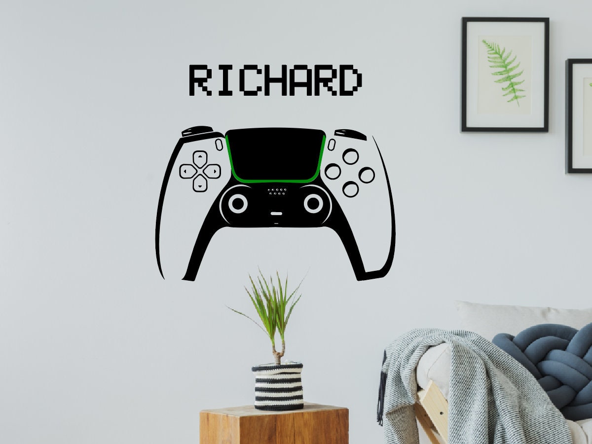 Gaming Wall Decal Gamer Wall Decor Game Vinyl Wall Decal - Etsy