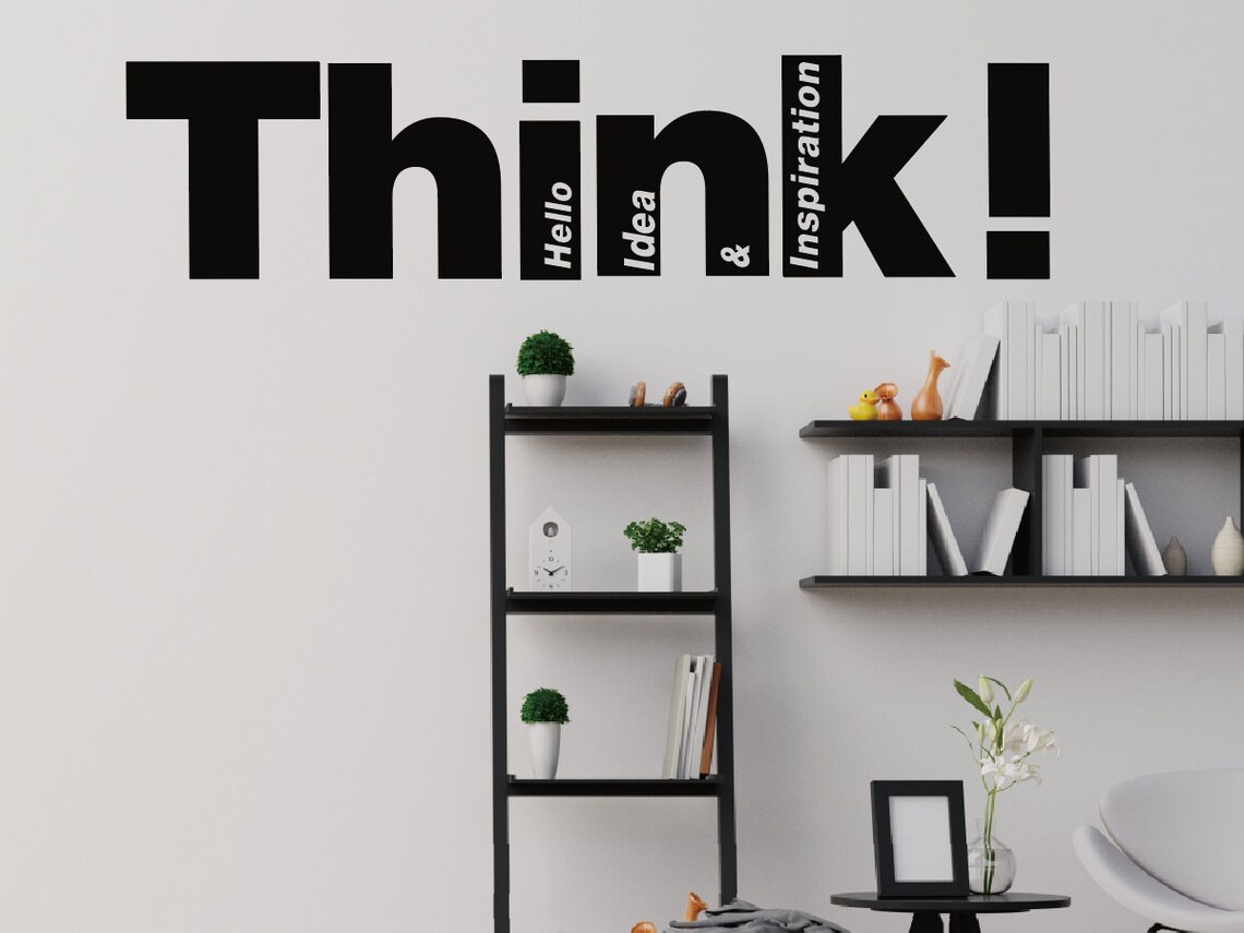 Personalized Creative Office Wall Sticker Inspiration Wall - Etsy