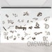 Graffiti Doodle Science Biology Wall Stickers Wall Art for School Wall ...