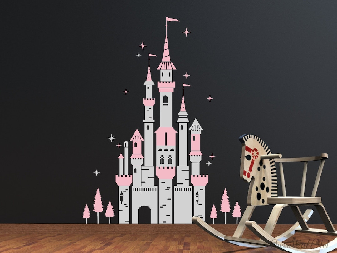 Castle Wall Decor,nursery Girls Room Sticker, Crib Castle Decor ,girl's ...