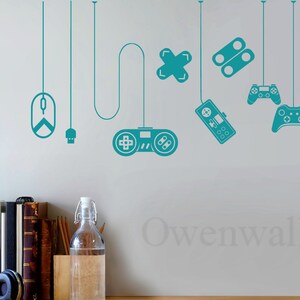 Gaming Wall Decal: Vinyl Gamer Room Decor - Etsy
