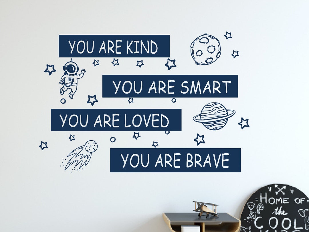 Space Astronaut Inspirational Quotes Wall Sign, Motivational Spaceman ...