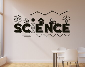 Science Wall Decal | Etsy