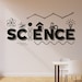 Science Wall Art Vinyl Decal Educational Wall Sticker for School Wall ...
