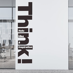 Personalized Creative Office Wall Sticker, Inspiration Wall Decal ...