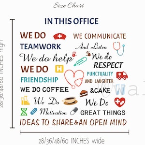 Positive Nurse Quotes Decal-nurser Hospital Doctors Office Stethoscope ...
