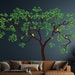 Blowing Tree Wall Decal Leafy Tree Wall Art Tree Wall Decor - Etsy