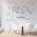 Graffiti Doodle Science Physics Wall Stickers Wall Art for School Wall ...