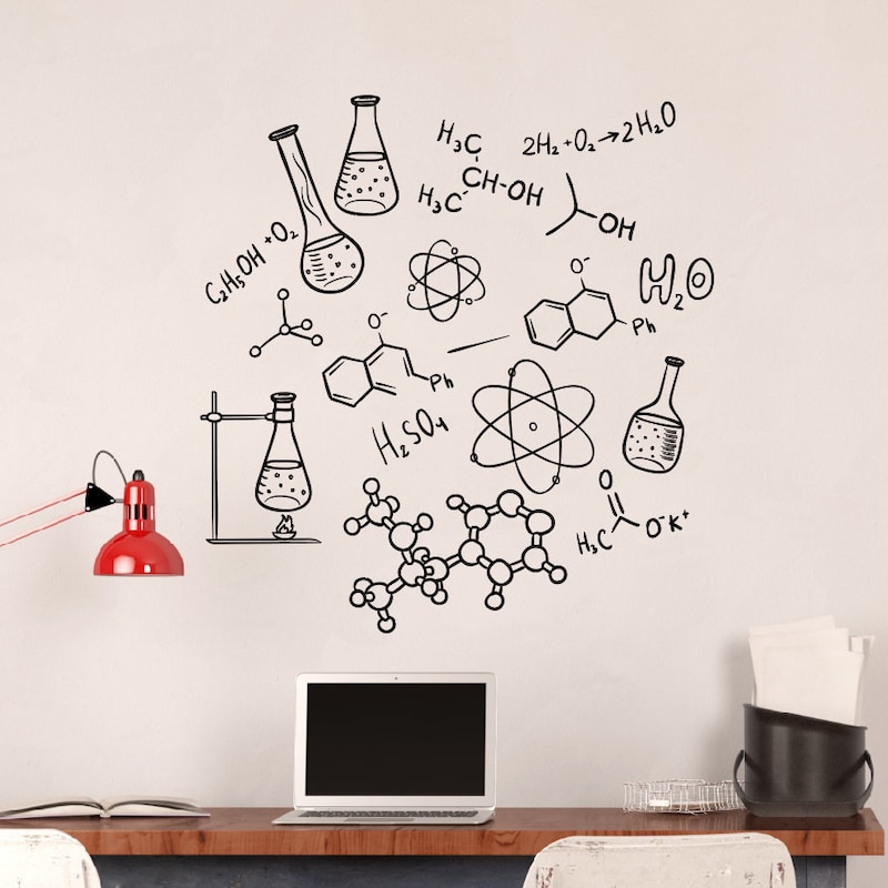 Science Wall Decals - Etsy