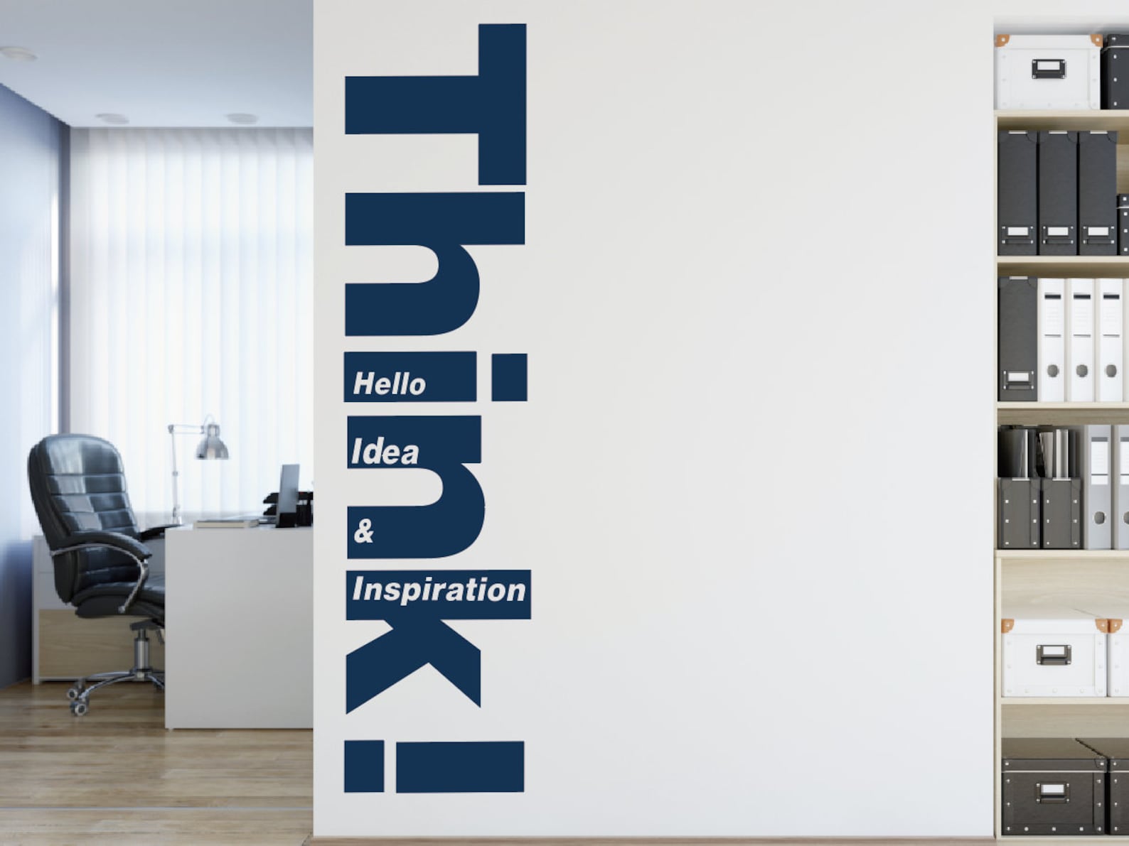 Personalized Creative Office Wall Sticker, Inspiration Wall Decal ...