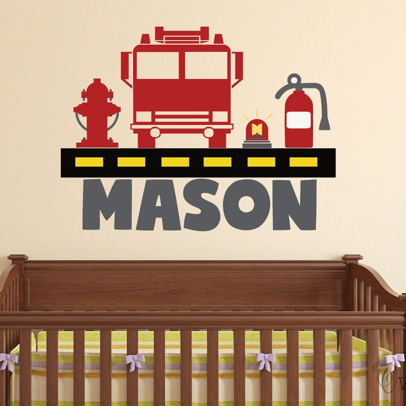 Custom Fireman Decal - Etsy