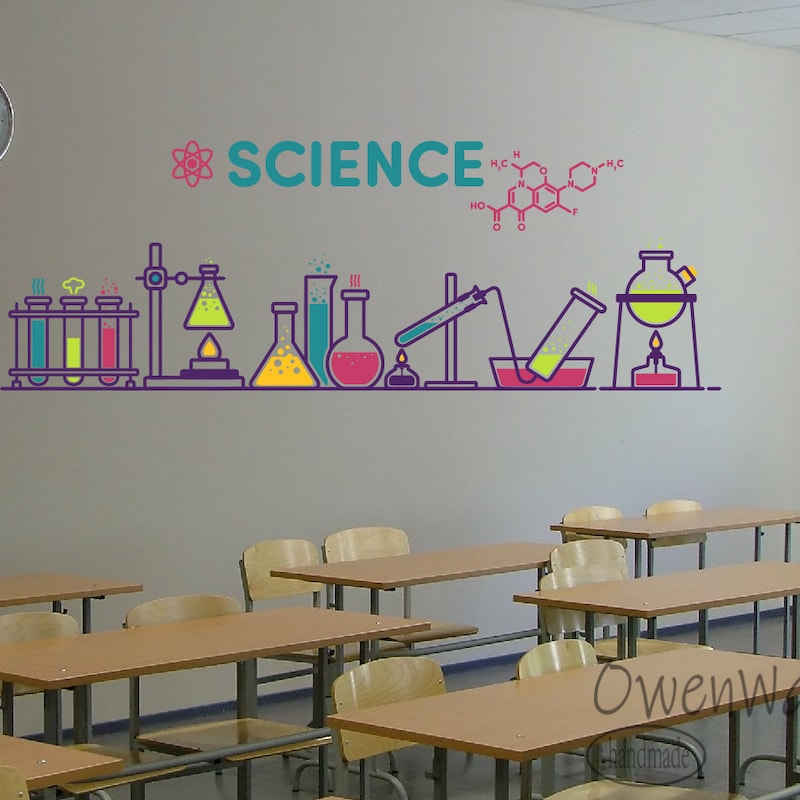 Science Wall Decals - Etsy