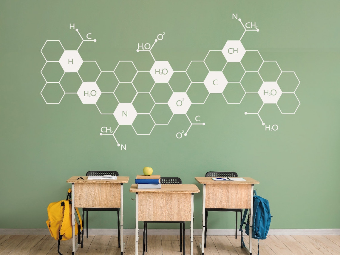 Chemistry Science Wall Art Vinyl Decal Educational Wall - Etsy