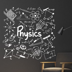 Graffiti Doodle Physics Wall Decal: Classroom Wall Art - Etsy