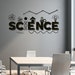 Science Wall Art Vinyl Decal Educational Wall Sticker for School Wall ...
