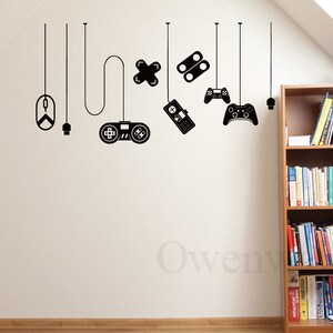 Gaming Wall Sticker , Gamer Wall Decor , Gamer Vinyl Wall Decal ...