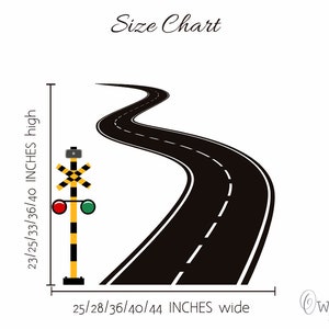 Road Traffic Light Vinyl Wall Decal: Kids Room Road Trip Sticker - Etsy