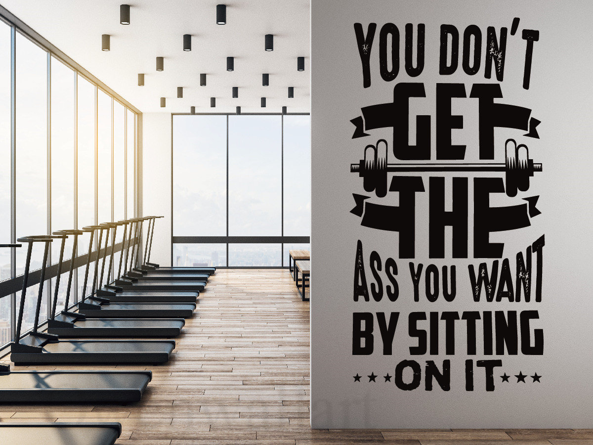 Gym Wall Stickers Inspiration Quotes for Sports Wall Home Gym - Etsy