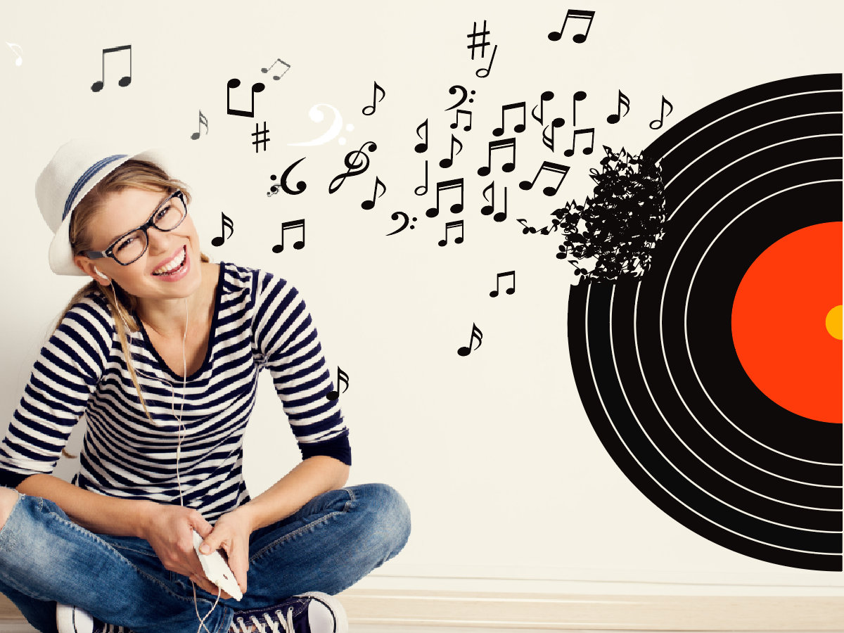 Music Studio Wall Decal Music Vinyl Wall Stickermusic Notes - Etsy