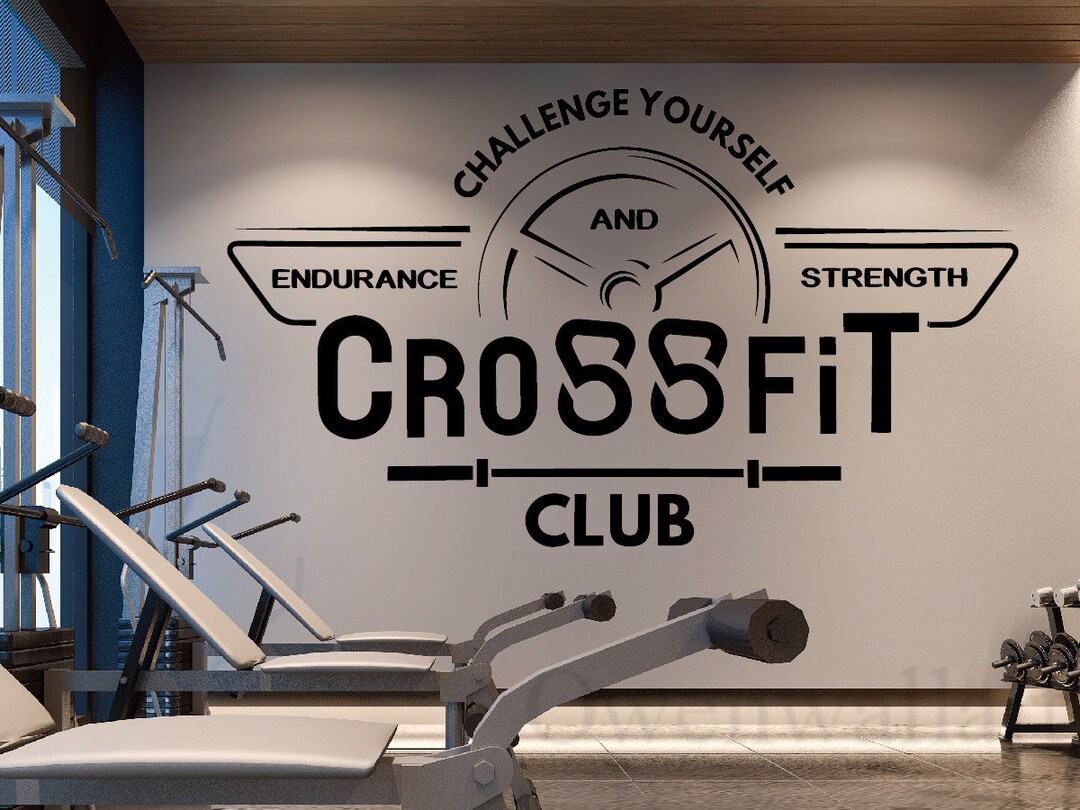 Gym Wall Sticker , Quotes for Sports Wall, Home Gym Decor , Gym Studio ...