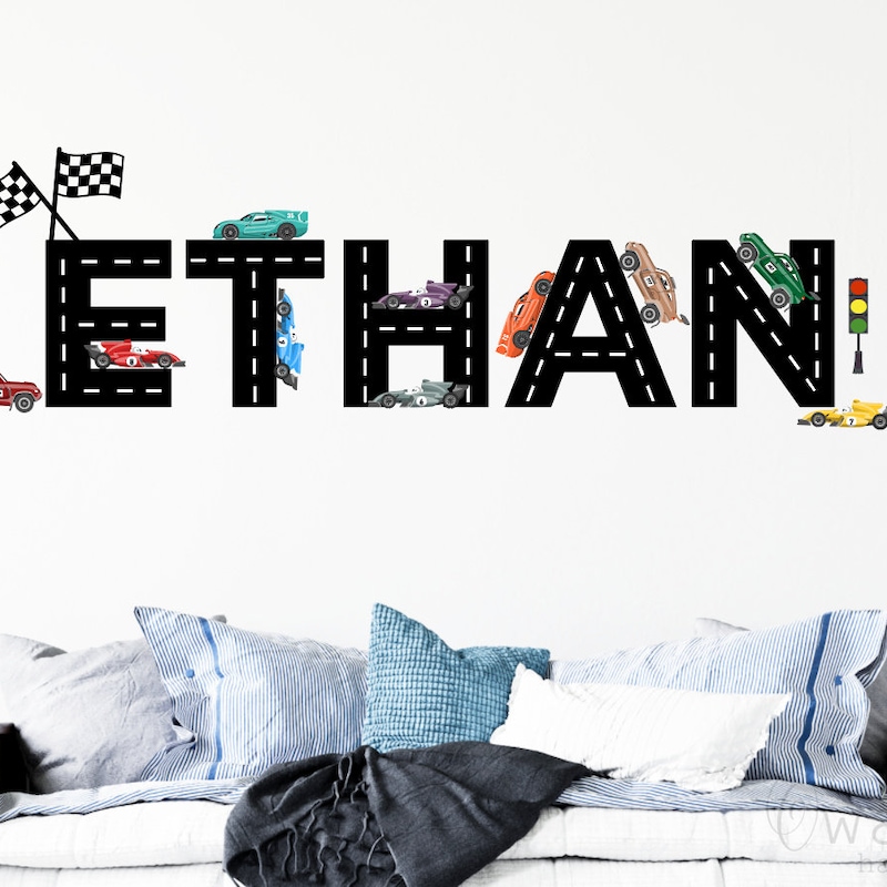 Racing Name Toddler Sign - Etsy UK