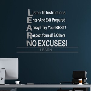 Inspiring Learn Quotes Wall Decal - Studying Quotes Sticker -office ...