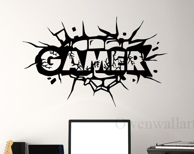 Gamers Dont Die, Gamer Stickers, Gamer Decals, Battlestation, Wall ...